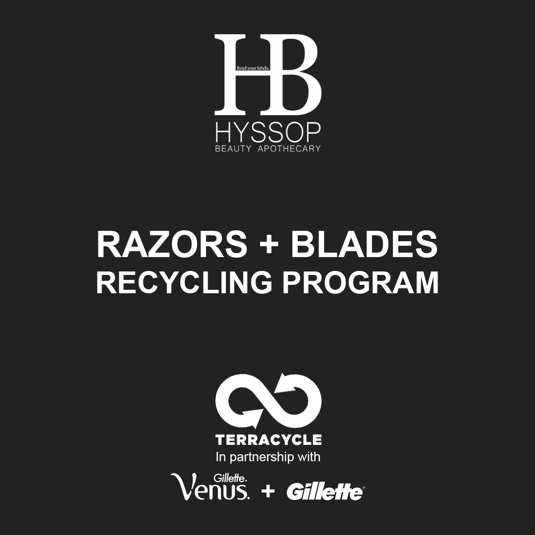 Razors + Blades Recycling Program Nutley NJ | Hyssop Beauty Apothecary ...