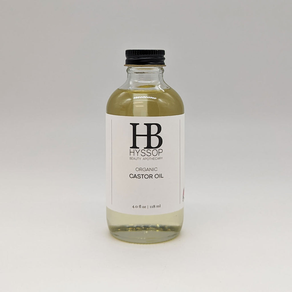Organic Castor Oil in Glass Bottle | for Nails, Skin, Hair, Eyelashes ...